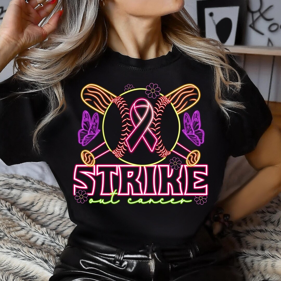Breast Cancer Png, Strike Out Breast Cancer, Pink Ribbon Baseball Png, Baseball Breast Cancer ...