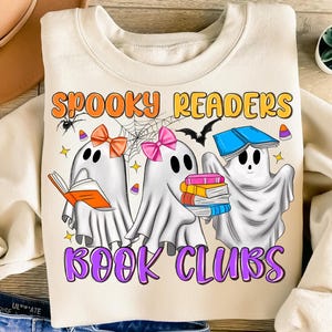 Spooky Readers Book Club Png, Halloween Png, Spooky Season Png ...