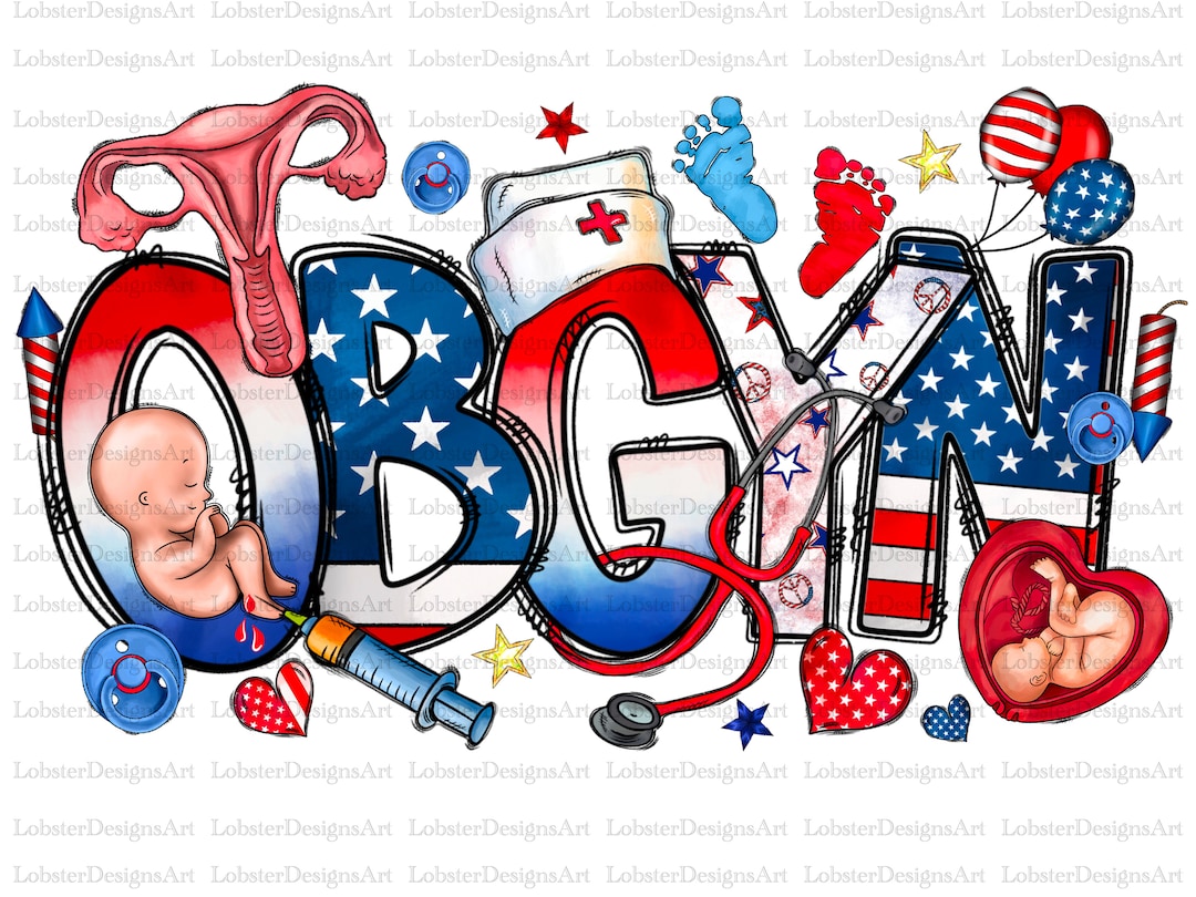 OBGYN Png, OBGYN NURSE Png, Nurse Png File, American, 4th of July ...