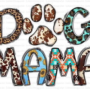 Dog Mama Png, Paw Png, Leopard, Mama Design, Mama Png, Dog Png, Dog Paw ...