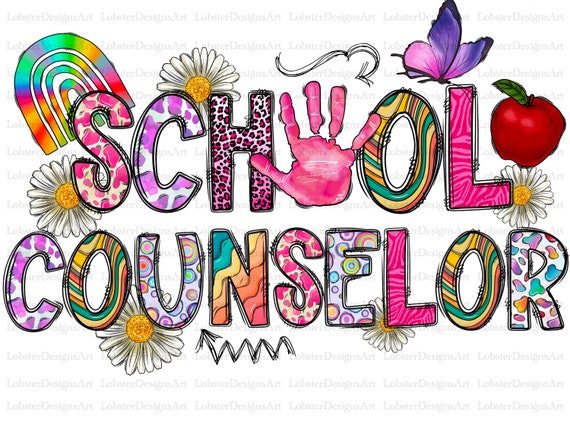 School Counselor Png Western PNG School Png Teacher Png - Etsy