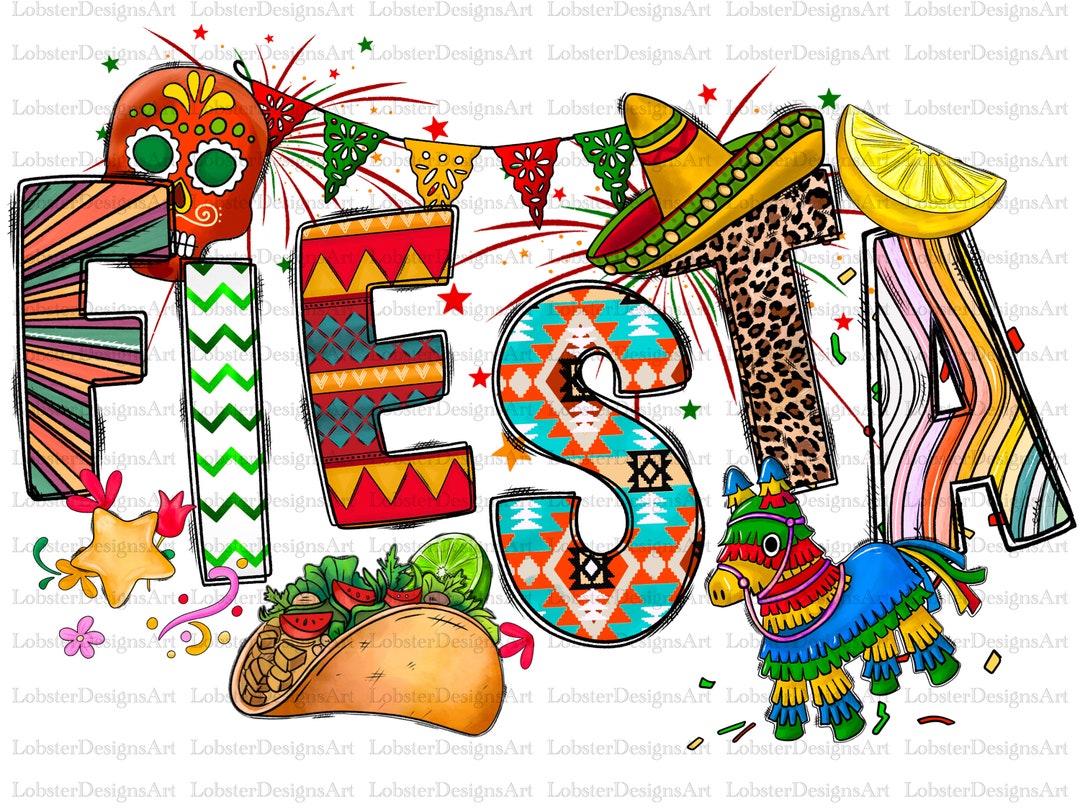 Fiesta Png Sublimation Design Download, Mexican Taco Png, Mexico Png ...
