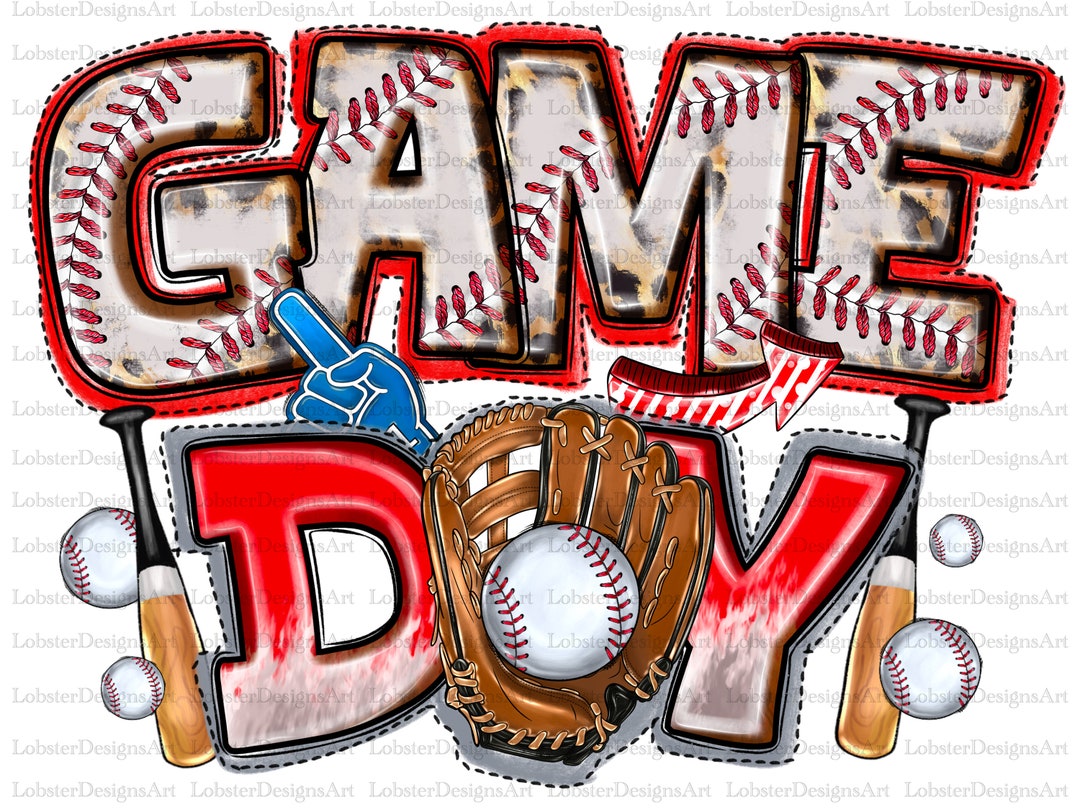 Game Day Baseball, Game Day Png, Tis the Season Baseball Png, Baseball Png,png Baseball ...