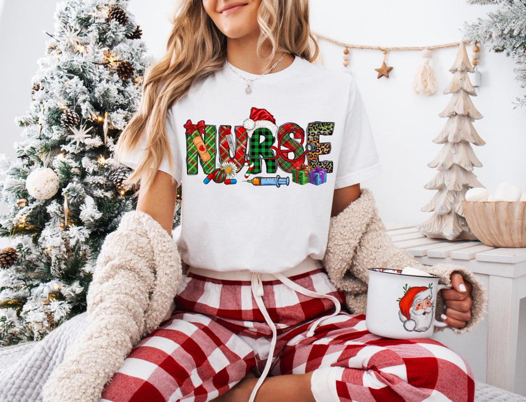 Nurse Christmas Png, Merry Christmas, Nurse Png, Nurse Design ...