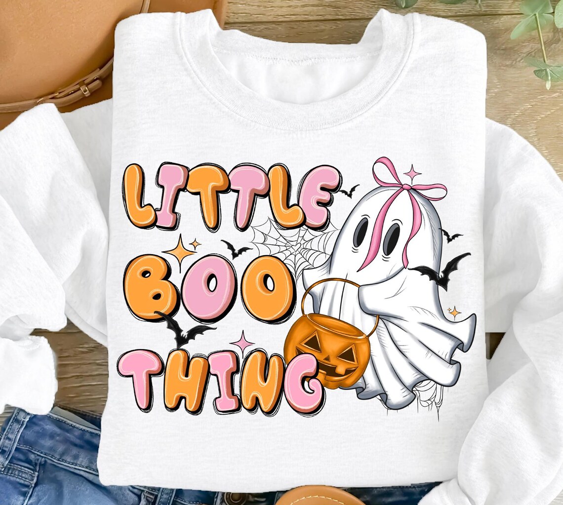 Little Boo Thing Png, Halloween Ghost Neon Png, Halloween Mama Png ...