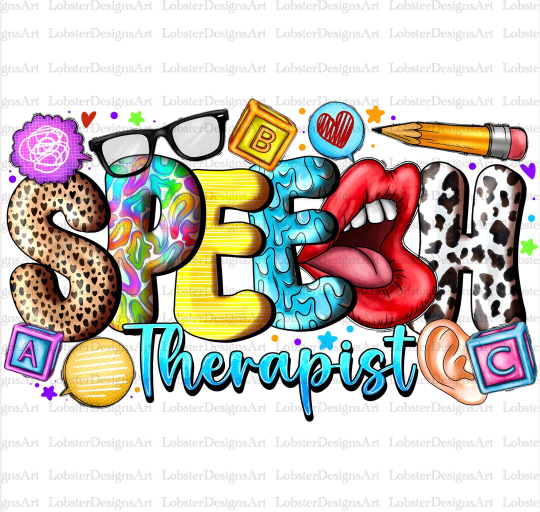 Speech Therapist Png Sublimation Design Download, Western Speech ...