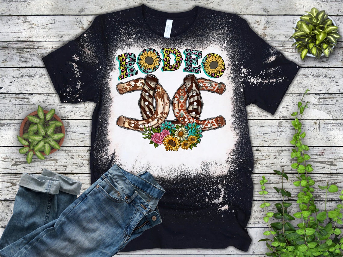 Rodeo Png Horseshoe Png Cowboy PNG Rodeo Design Instant | Etsy