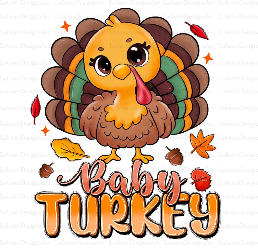 Baby Turkey Png, Turkey Png, Thanksgiving Png, 1st Thanksgiving Png ...