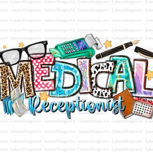 Medical Receptionist Png, Reception Life Png, Vintage Receptionist ...