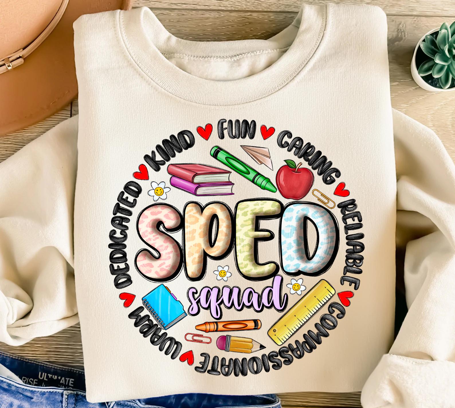 SPED Squad PNG, Digital Download, Sublimation, Special Education Png ...