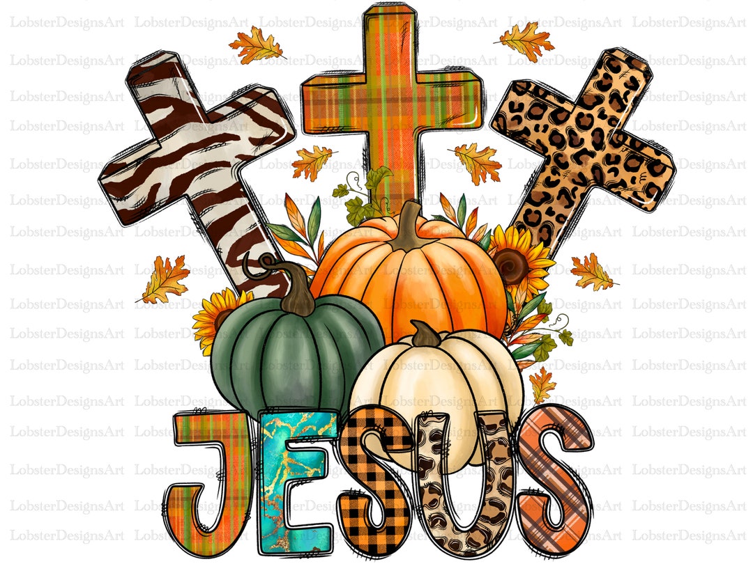 Fall Jesus Png, Pumpkin, Fall Png, Jesus Png, Fall Png, Fall Cross Png ...
