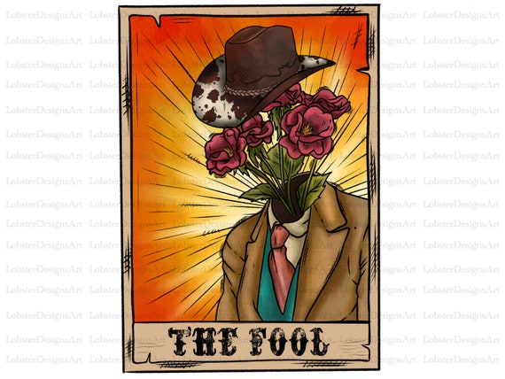 Tarot Cards Sublimation Design Png the Fool Card Png Fool - Etsy