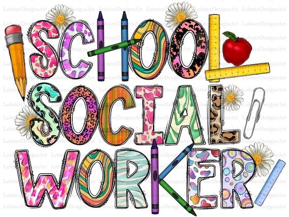School Social Worker Png Teacher Png School Png Social Png - Etsy
