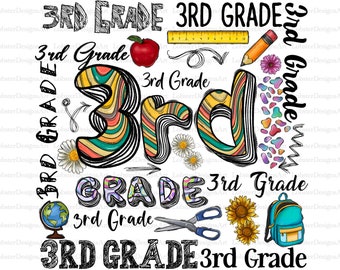 Third Grade Png - Etsy