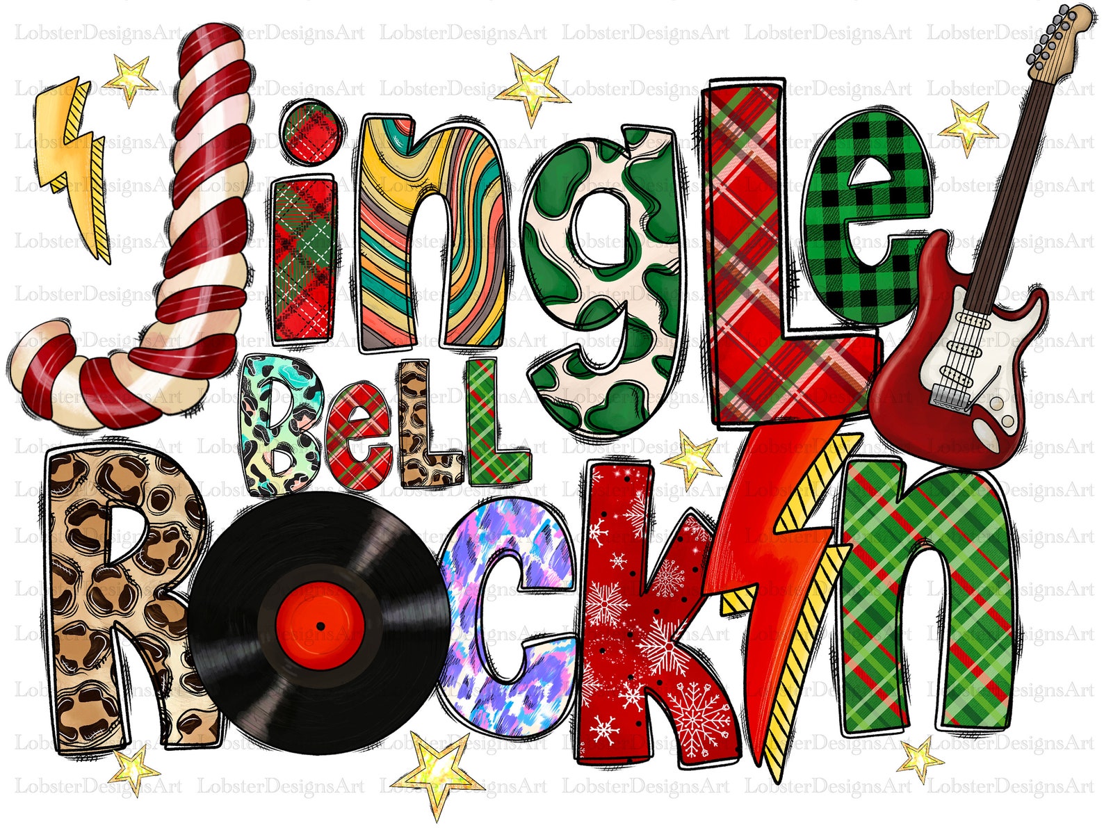Jingle Bell Rockin' Png, Lights, Christmas Rock, Christmas, Jingle Bell ...