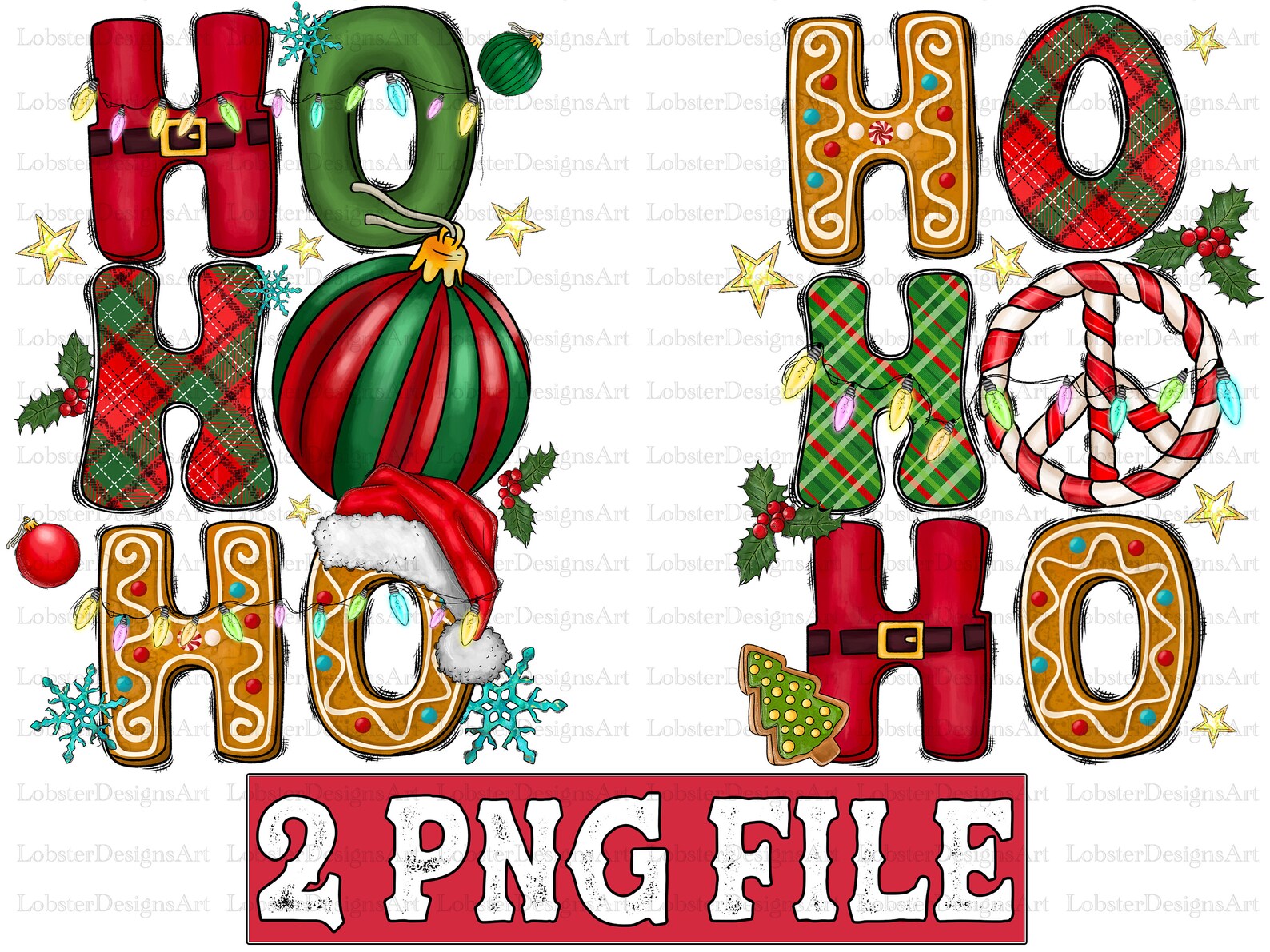 Ho Ho Ho Png Merry Christmas Png Christmas Bundle Png - Etsy