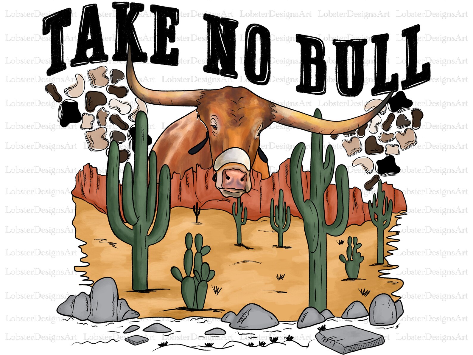 Take No Bull Png Sublimation Design Sublimation Graphics - Etsy