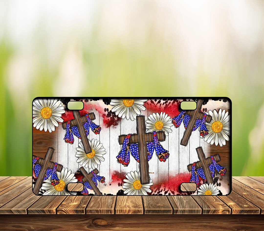 American Cross License Plate Png, Cross License Plate Png, America ...