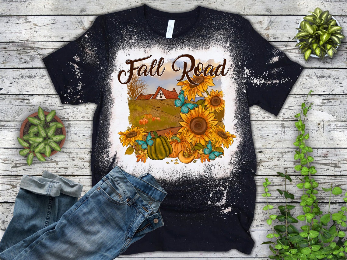 Fall Png Fall Road Sunflower Pumpkin Autumn Pumpkin Png - Etsy
