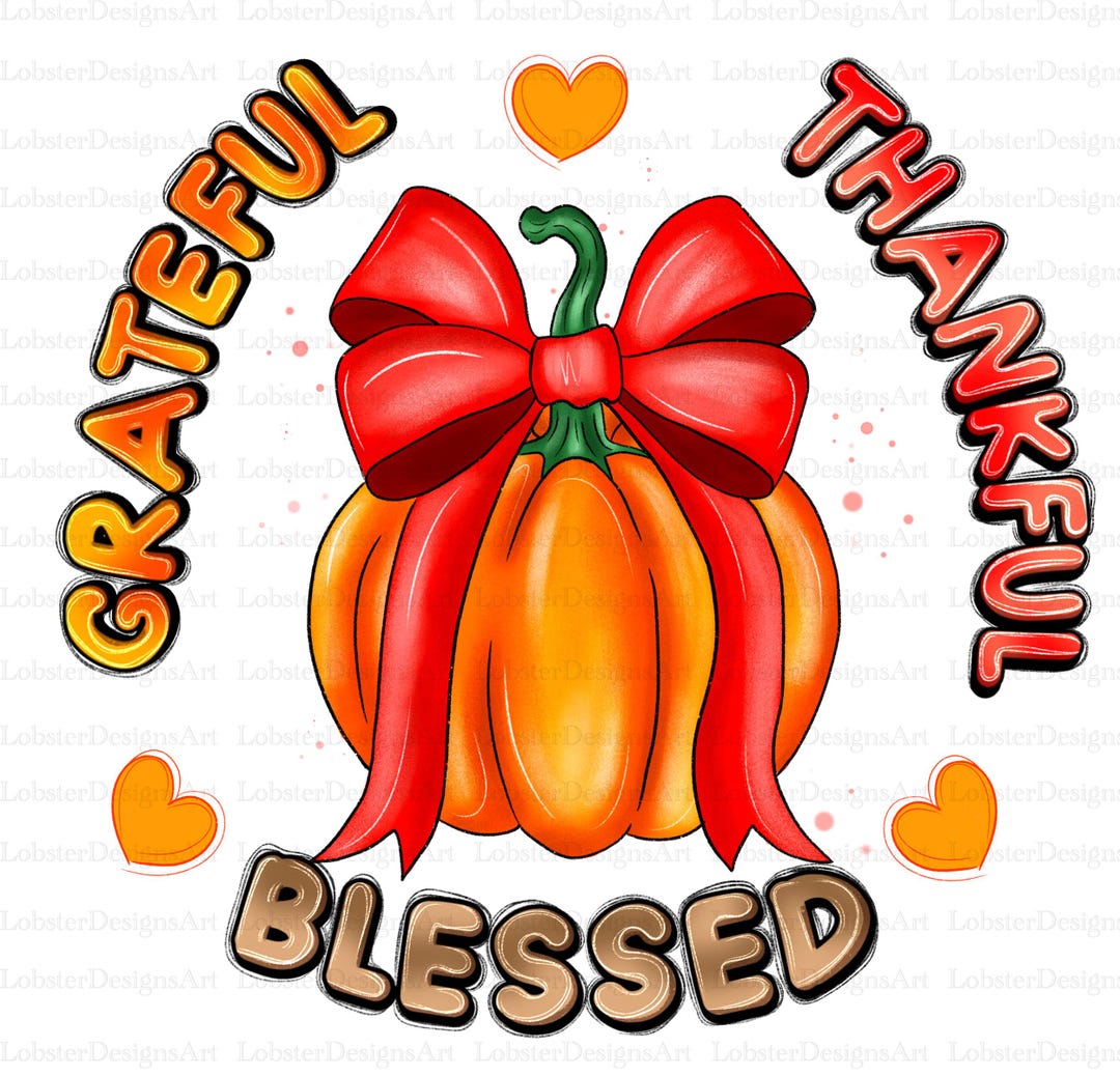 Grateful Thankful Blessed Halloween Png, Leopard Pumpkin PNG, Autumn ...