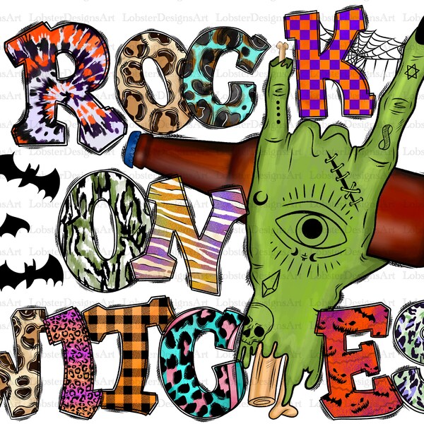 Halloween Rock - Etsy