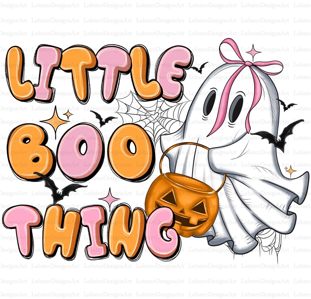 Little Boo Thing Png, Halloween Ghost Neon Png, Halloween Mama Png ...