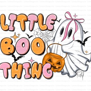 Little Boo Thing Png, Halloween Ghost Neon Png, Halloween Mama Png ...