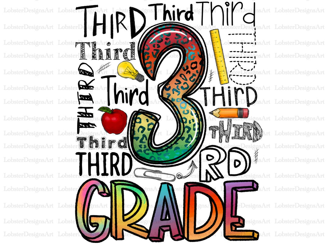 Third Grade Teacher Png, 3rd Grade Teacher Clipart, PNG File for ...