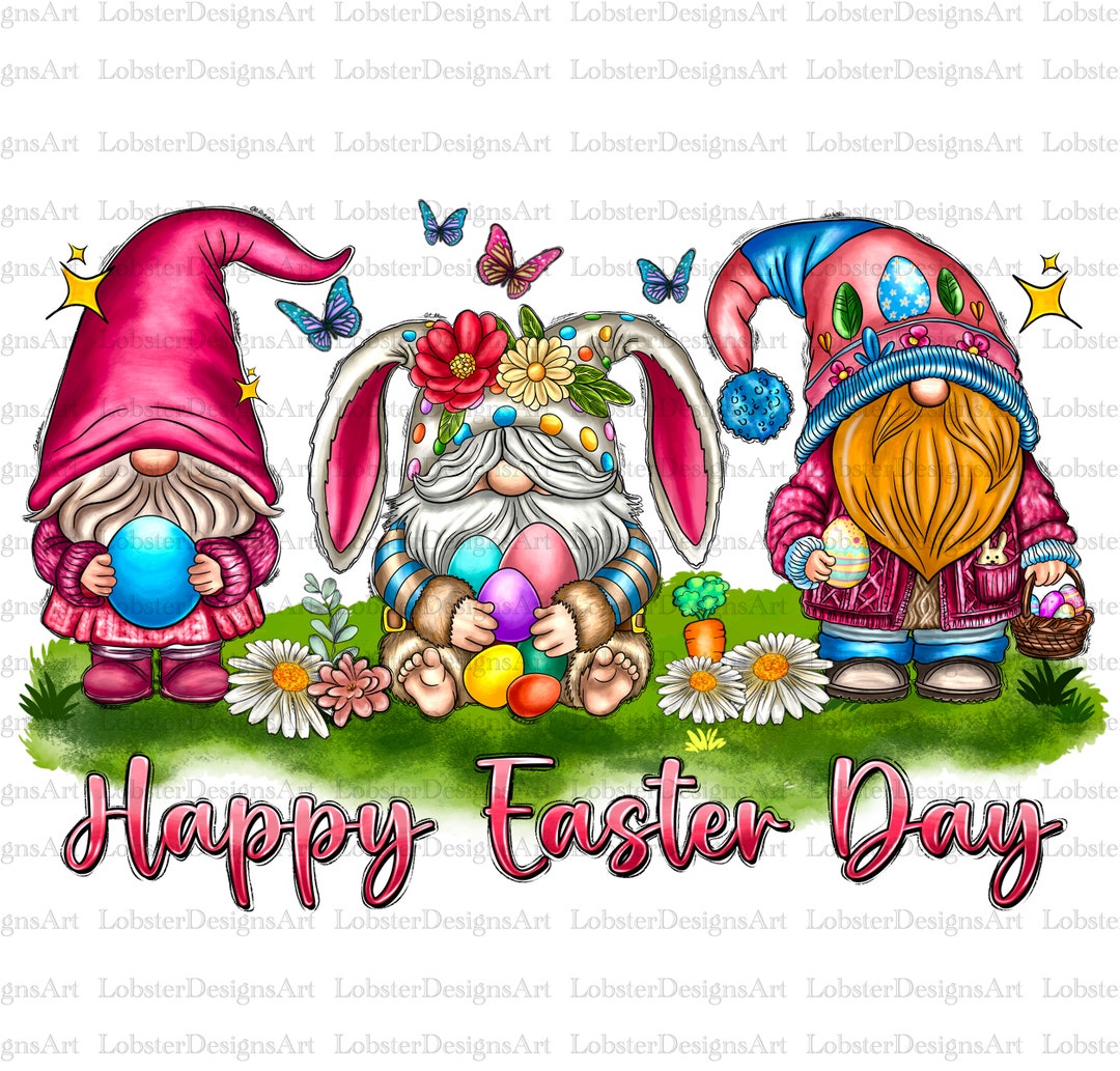 Happy Easter Png, Rabbit Png, Easter Life, Easter Gnome Png,digital ...