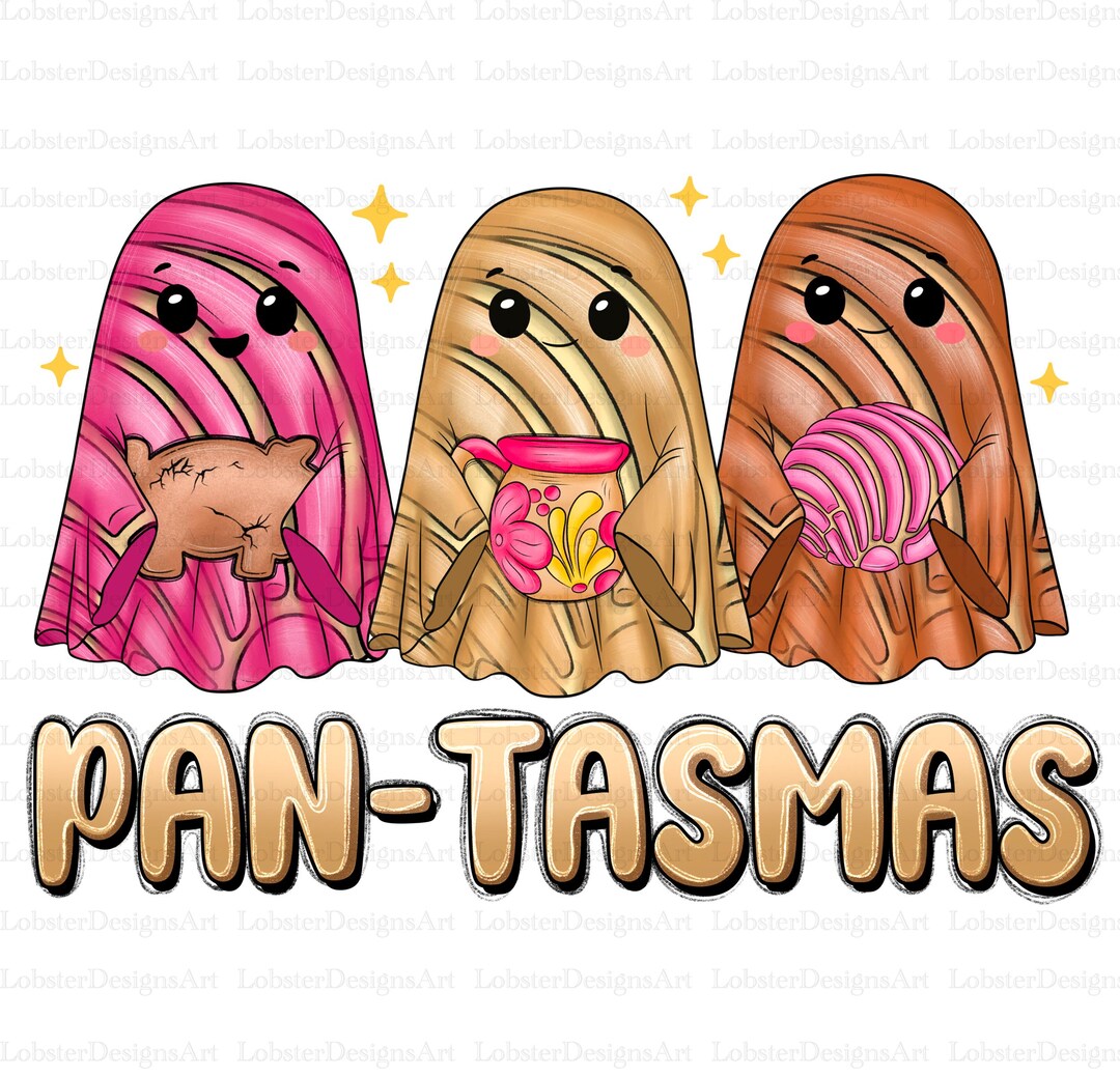 Pantasmas Mexican Ghost PNG, Spooky Conchas PNG, Pantasmas PNG, Cute ...