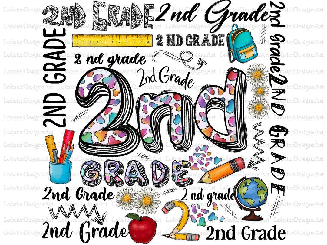 2nd Grade Png File, Western, 2nd Grade Png, Teacher Png, 2nd Grade ...