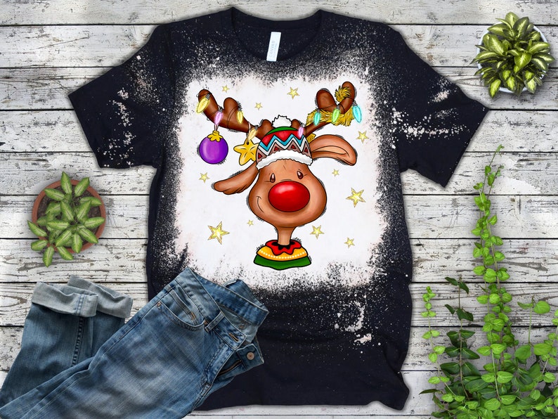 Merry Christmas Png, Reindeer Boy PNG, Western Design, Sublimation ...
