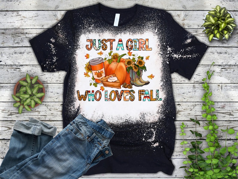 Just a Girl Who Loves Fall Png Sublimation Design Love Fall - Etsy