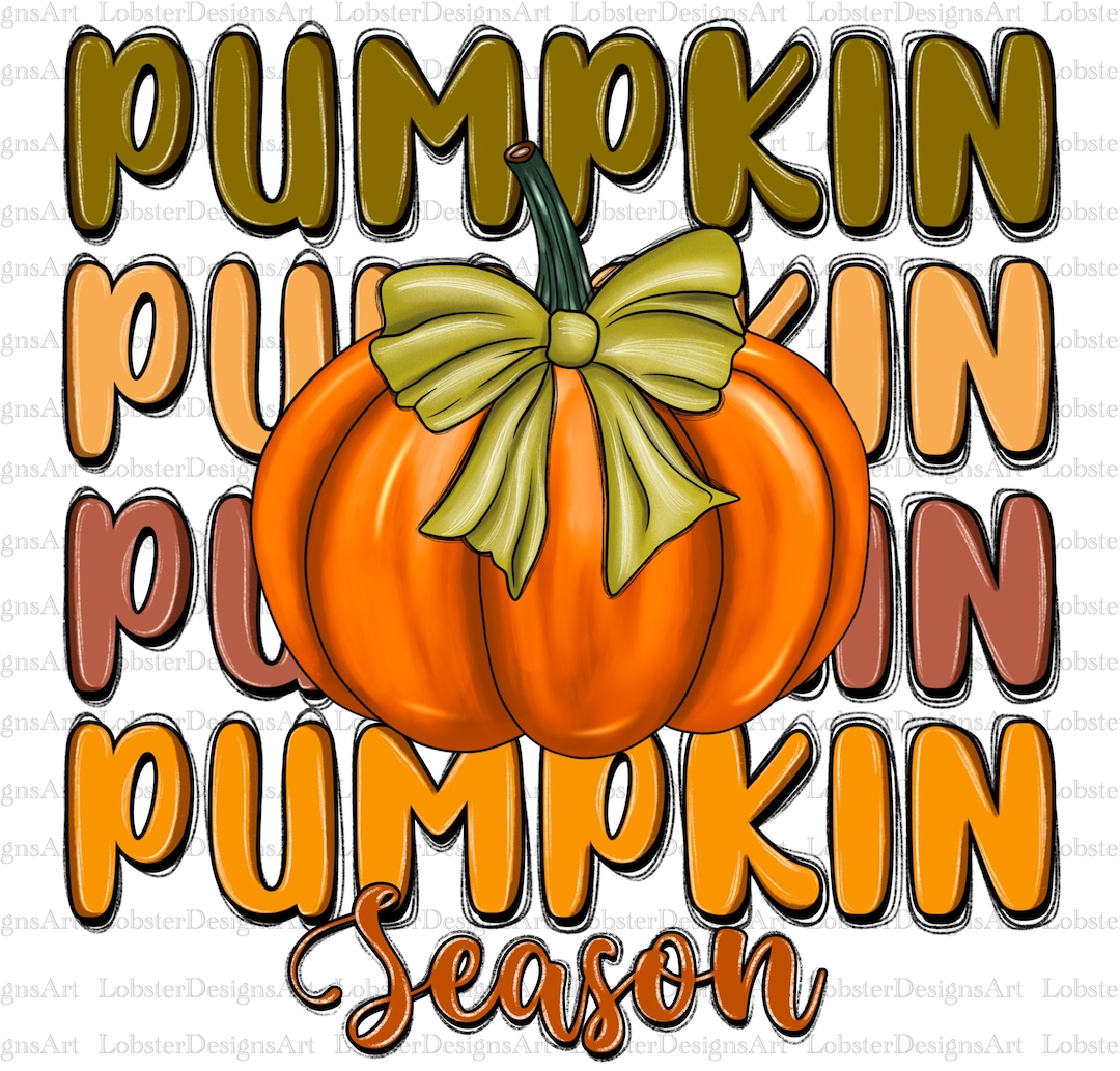 Pumpkin Season Bow Png, Fall Coquette PNG, Fall Girl Pumpkin Spice Png ...