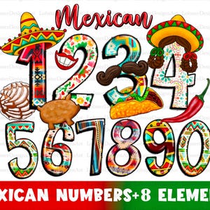 Mexican Alphabet Png Files Bundle, Mexican Doodle Letters Png, Mexican ...