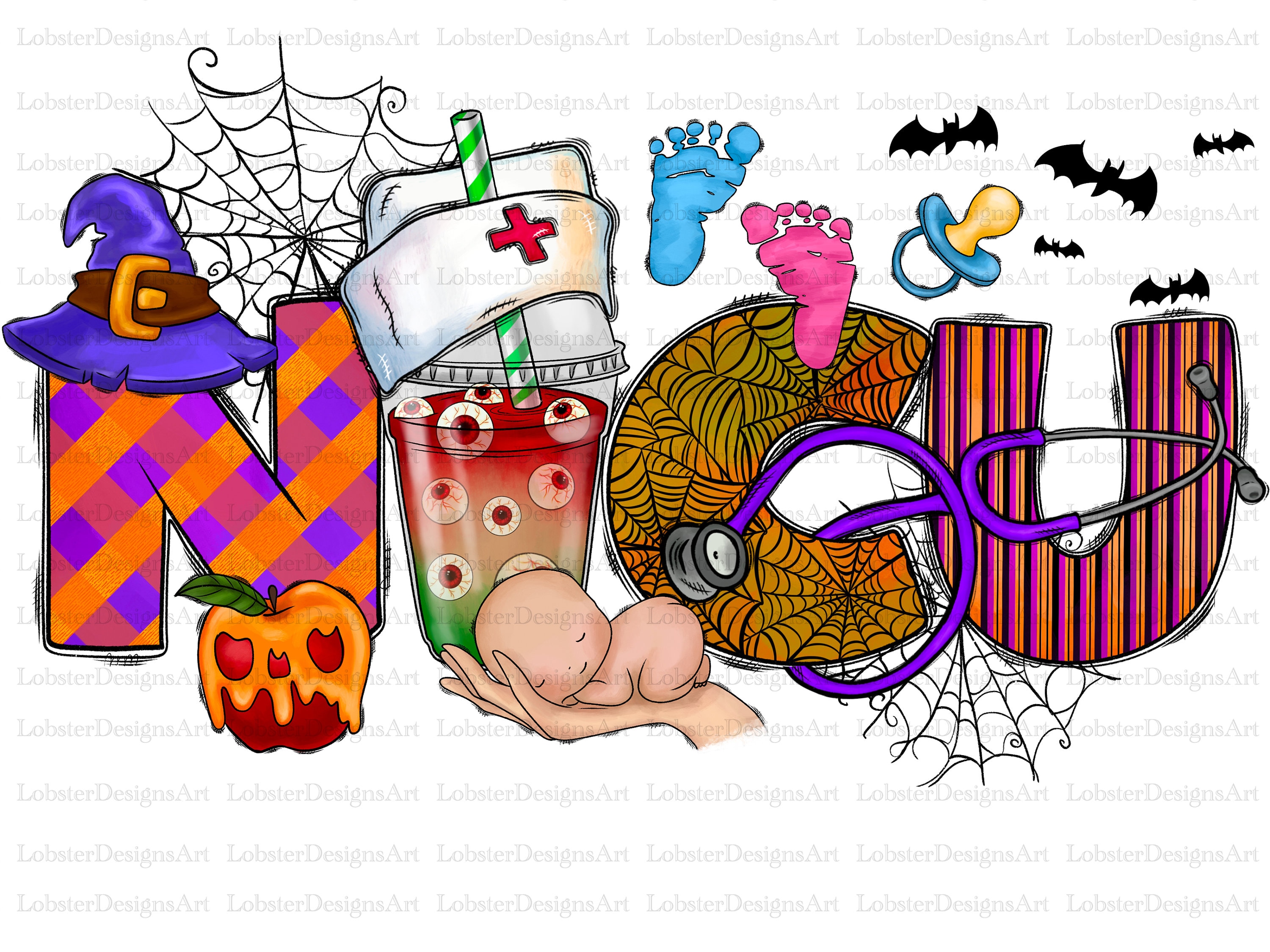 Halloween NICU Nurse Png Halloween Png NICU Png NICU Nurse - Etsy