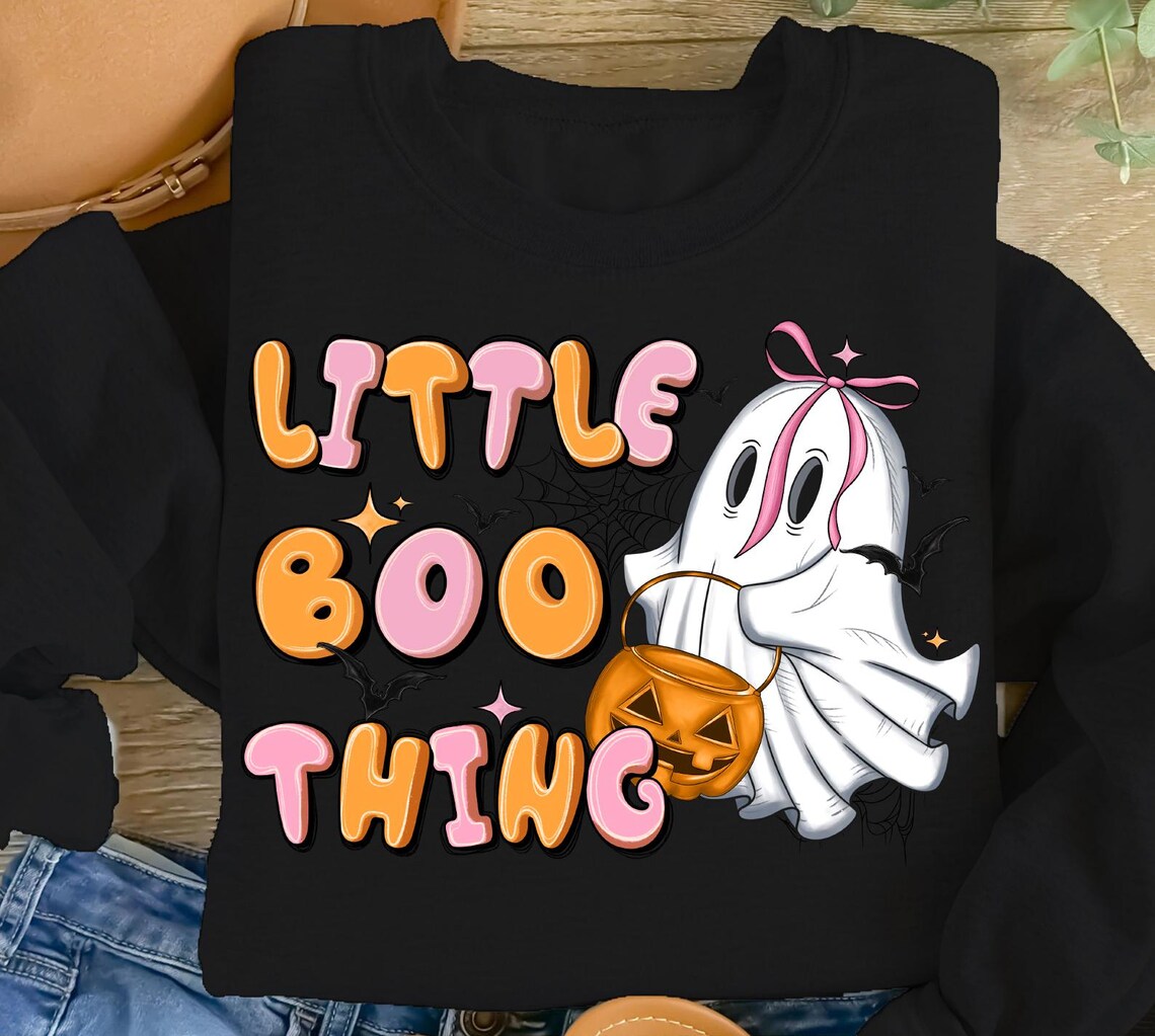 Little Boo Thing Png, Halloween Ghost Neon Png, Halloween Mama Png ...