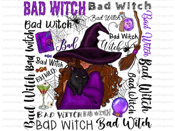 Bad Witch Png Halloween Png Witch Png Halloween Png - Etsy