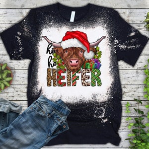 Ho Ho Heifer Png, Merry Christmas Png, Western, Christmas Png, Heifer ...