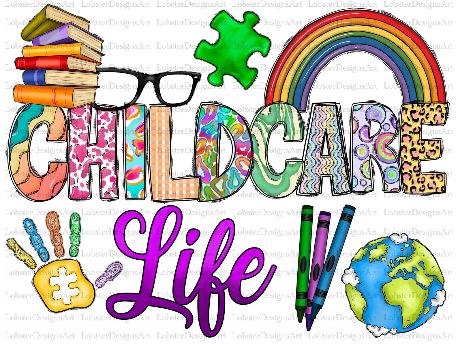 Childcare Life Png Sublimation Design, Childcare Png, Childcare ...