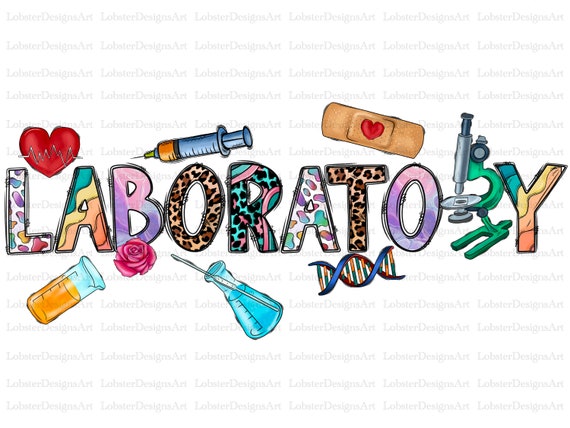 Laboratory Sublimation Design Png Laboratory Pngnurse Life - Etsy