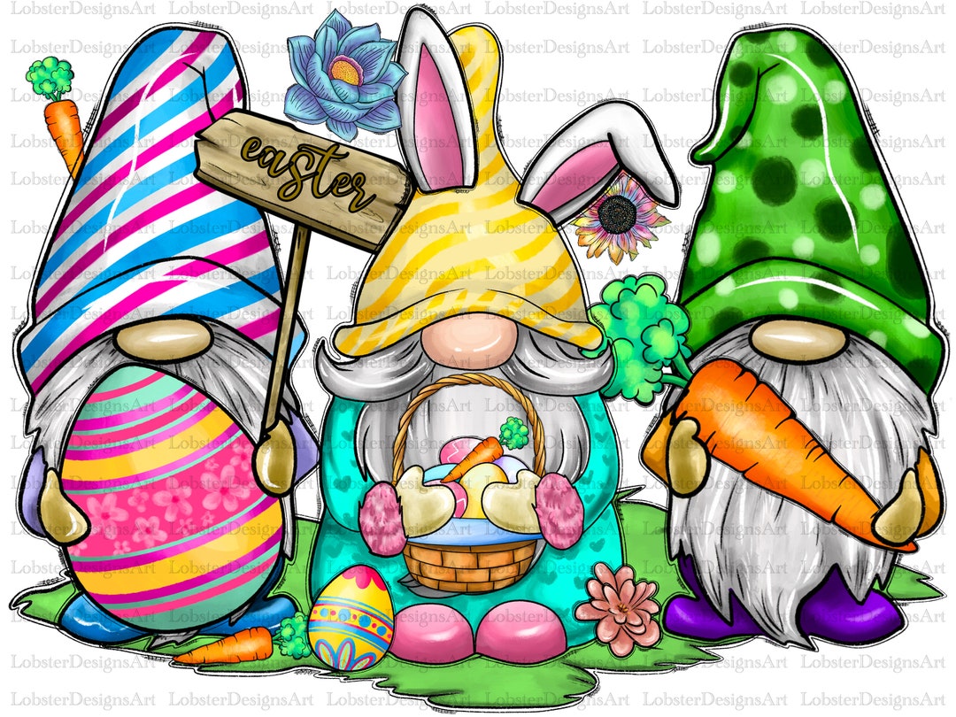 Happy Easter Png, Rabbit Png, Easter Life, Easter Gnome Png,digital ...