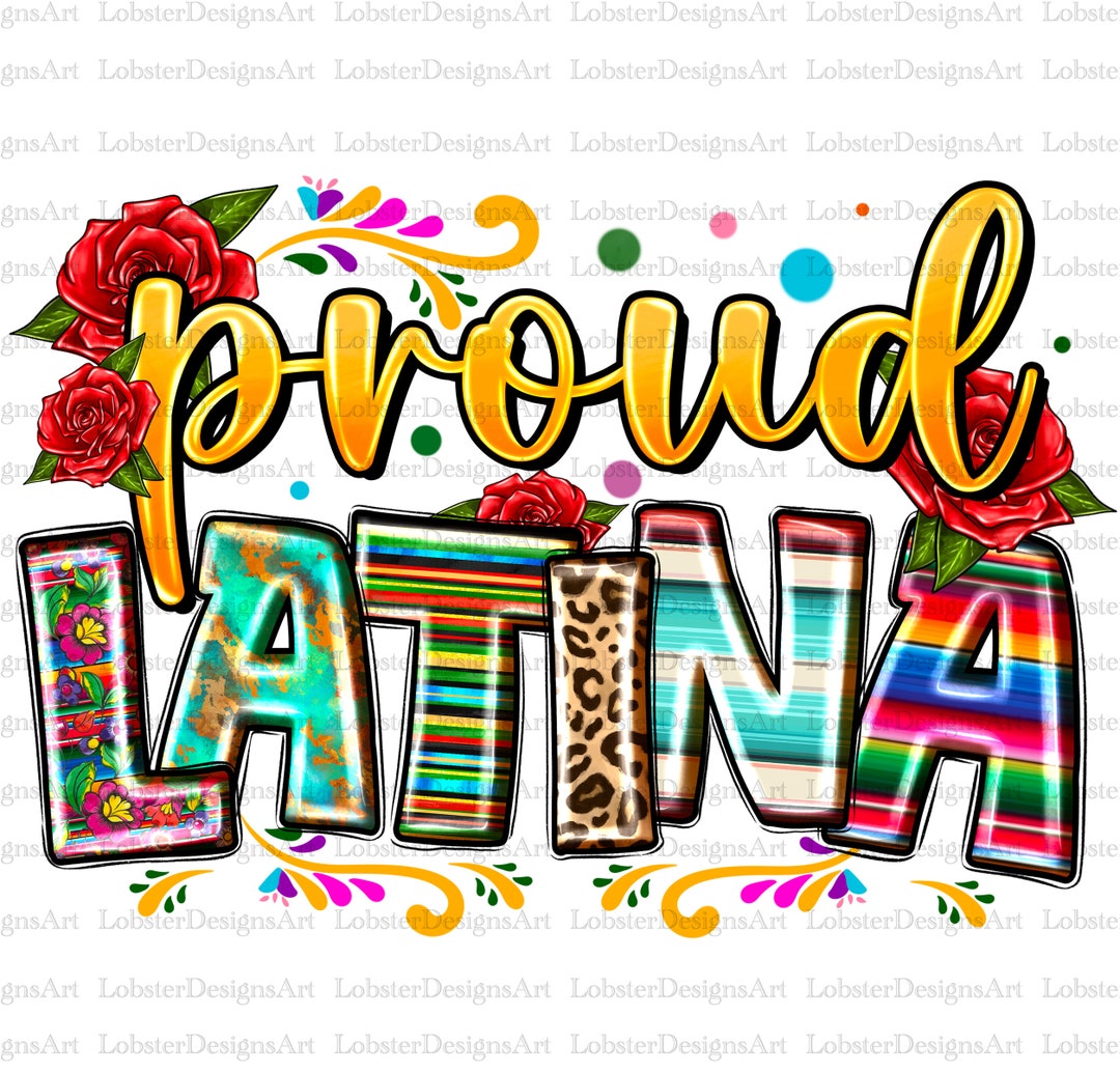 Proud Latina Png Sublimation Design Download, Mexico Png, Mexican Flag ...
