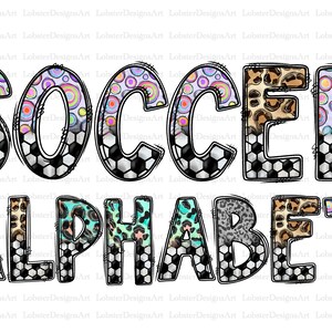 Soccer Alphabet Png, Font Letters, Western Alphabet, Soccer Design ...