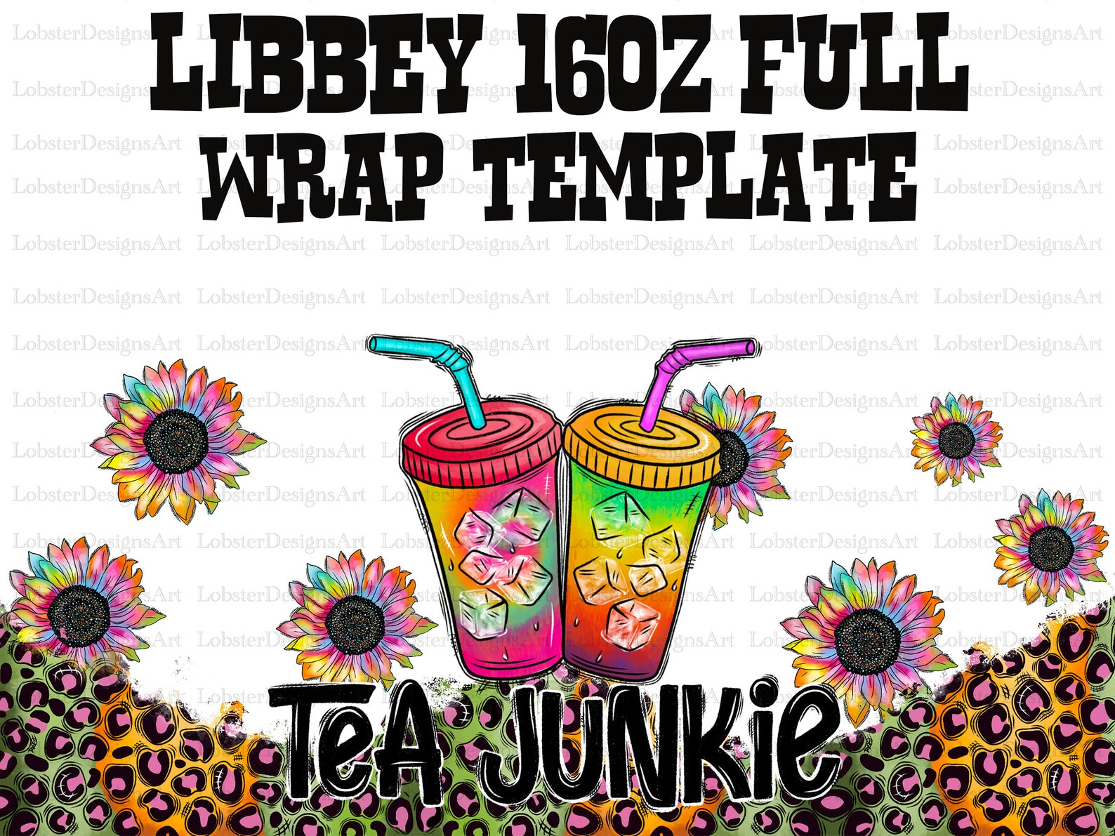 Loaded Tea Junkie Png, 16oz Libbey Cup Png, 16 Oz Libbey Glass Can ...