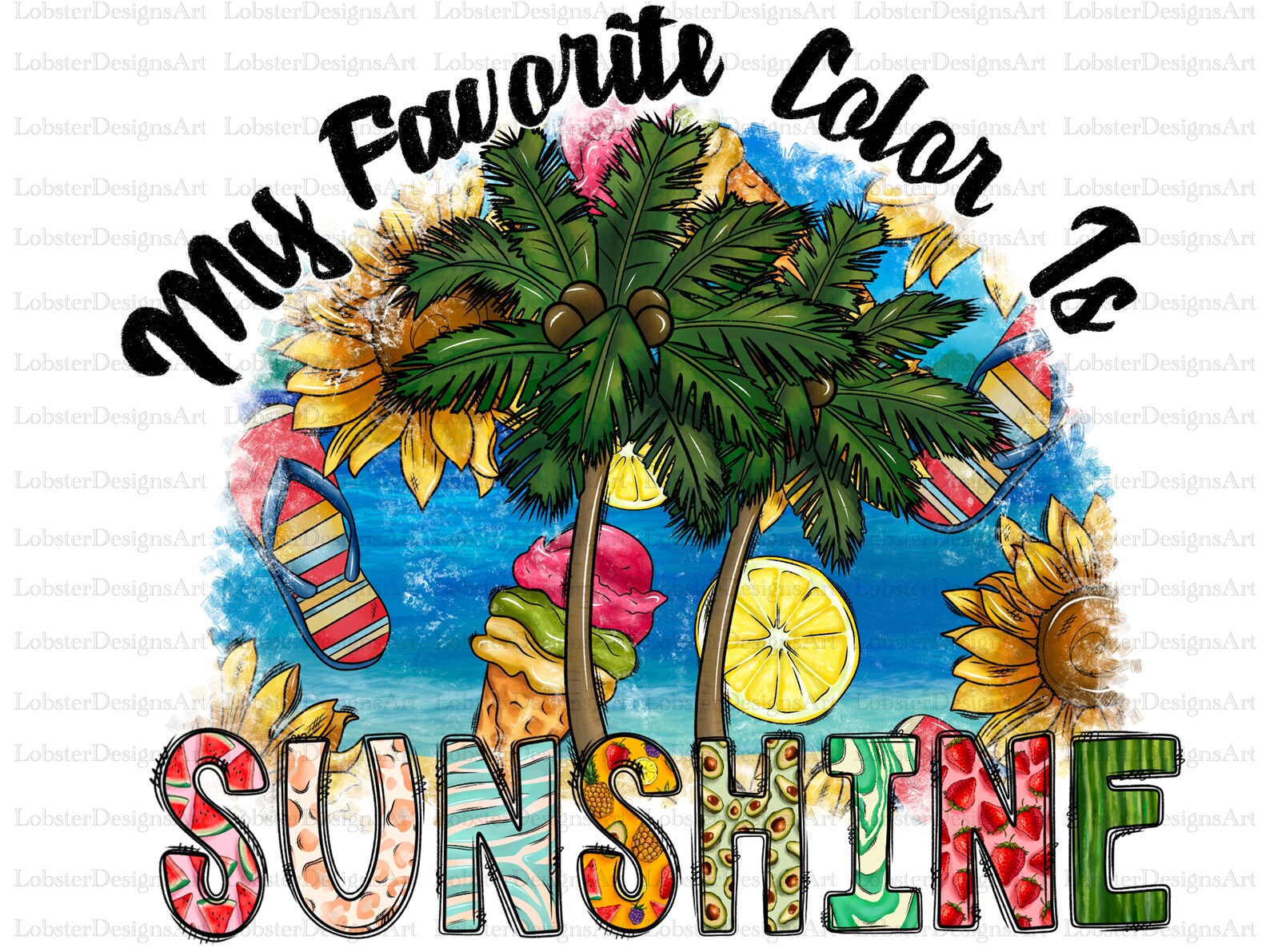 My Favorite Color is Sunshine Png Summer Png Sunshine - Etsy