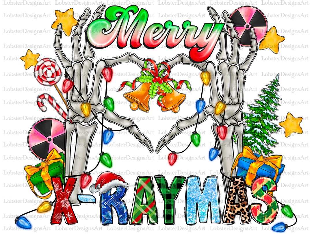 Merry X-raymas Png, Christmas Radiology PNG, Radiologist PNG, Christmas ...