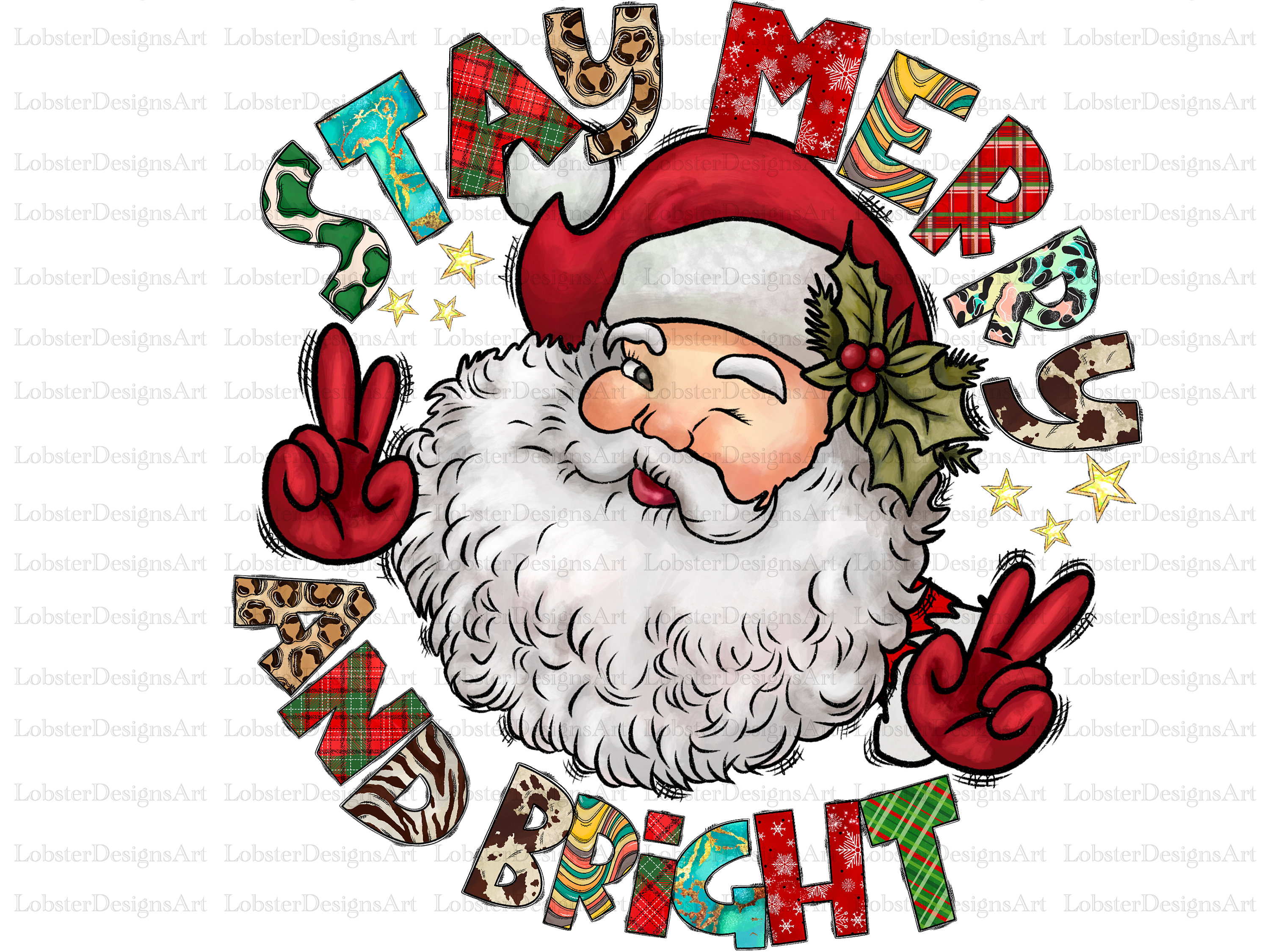 Hippie Santa 60s 70s Christmas Throw Blanket Queen 90"X90" Hippie