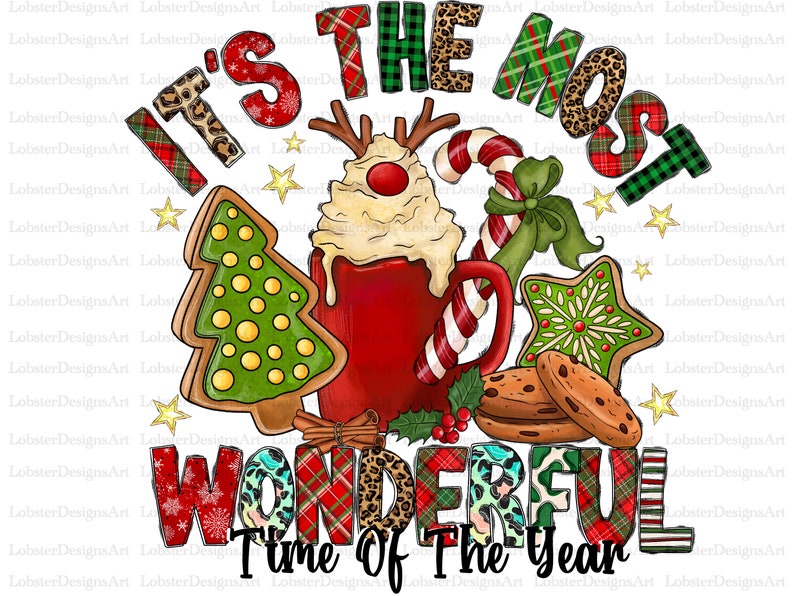 It's the Most Wonderful Time of the Year Png Merry - Etsy