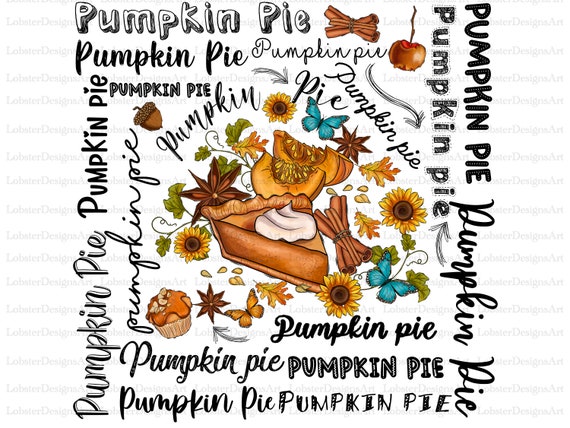 Pumpkin Pie Pngpumpkin Design Png File Fall Png Pumpkin - Etsy